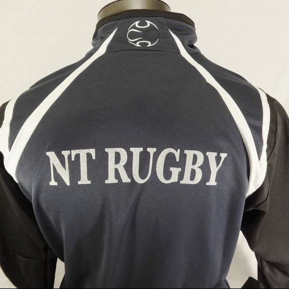 adidas | Jackets & Coats | Adidas Mens Dark Blue Rugby Zip Jacket Size ...